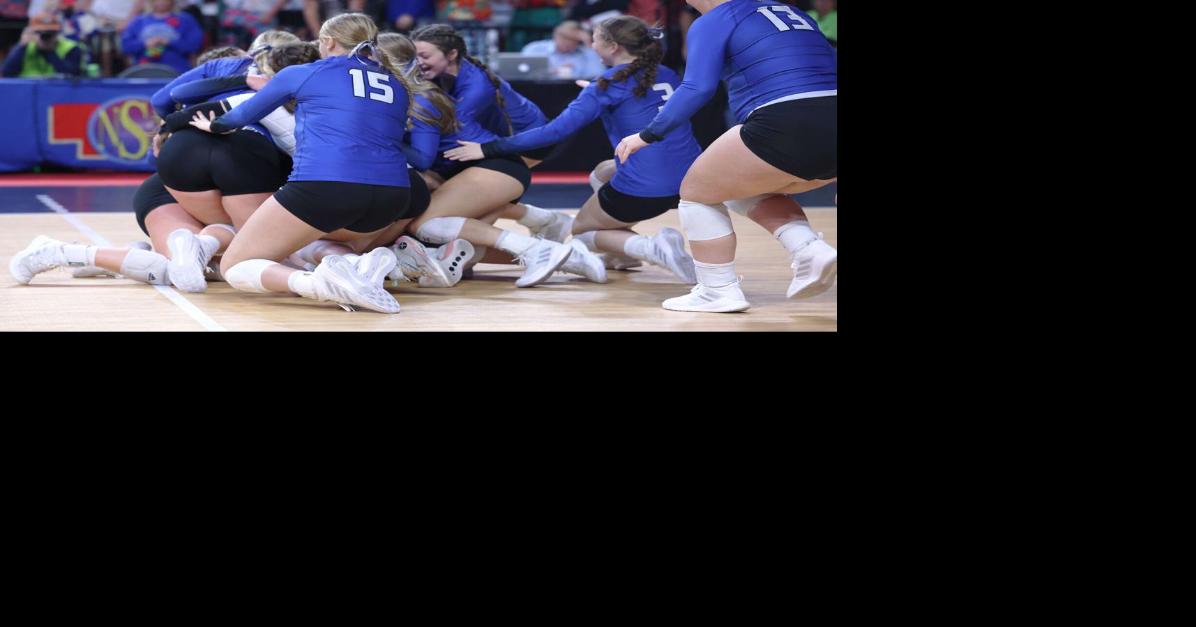 Overton dominates Meridian at Nebraska state volleyball