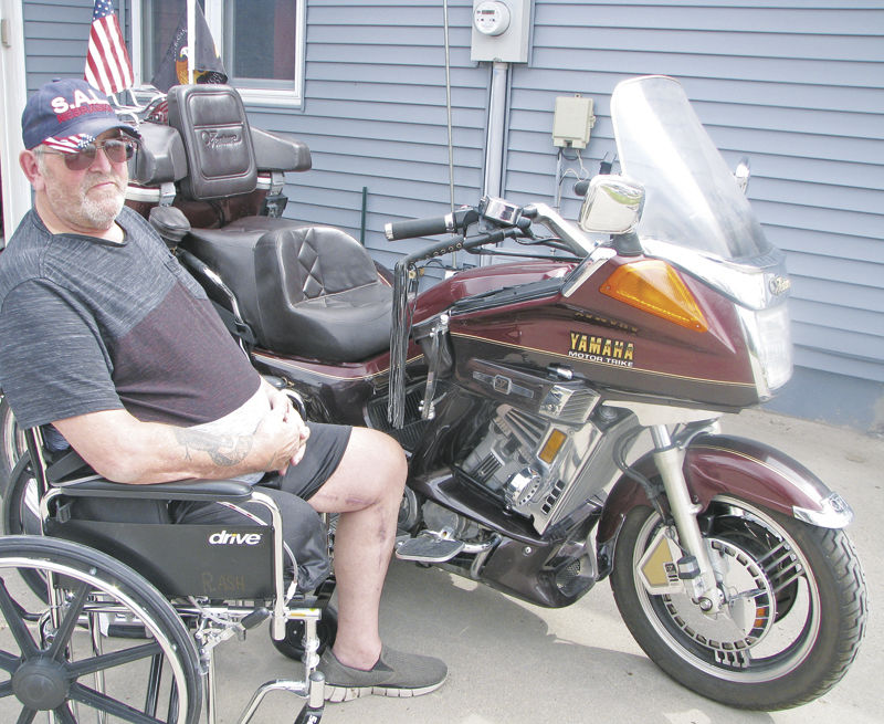 After losing his leg, 66-year-old motorcyclist Russ Ash thought he'd ...
