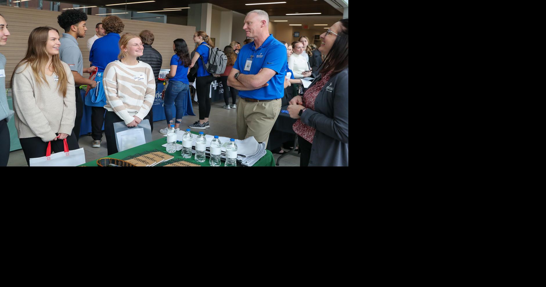 Rural hospital leaders meet, greet UNK health care students