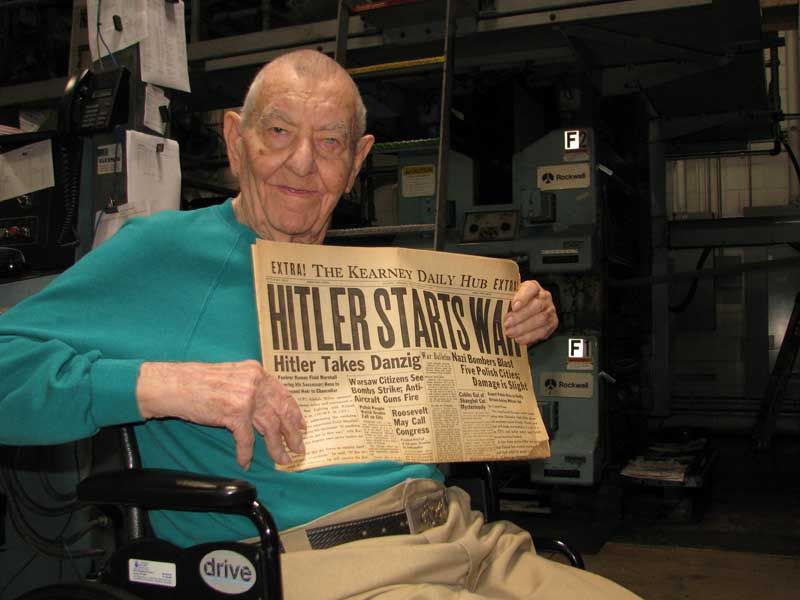 Pickerell recalls setting type for Hub’s WWII special edition