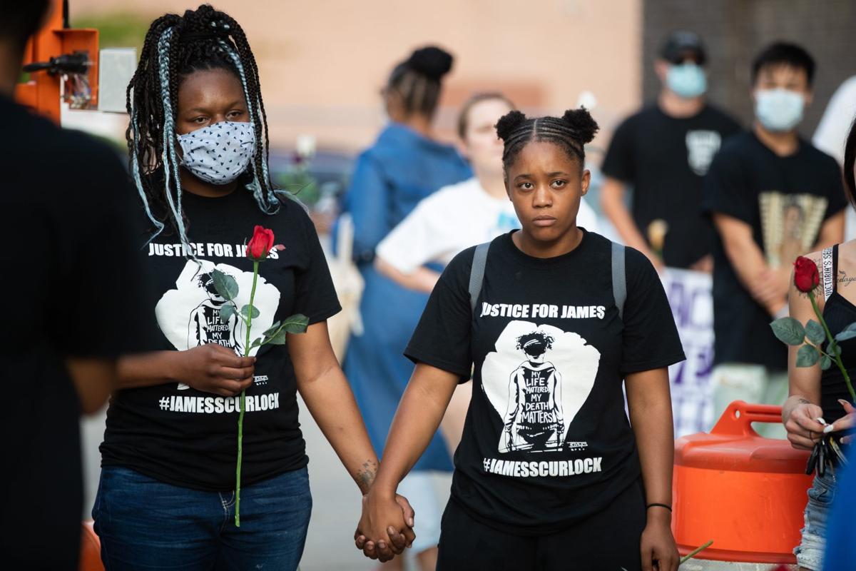 More than 100 gather to remember James Scurlock, a month after his ...