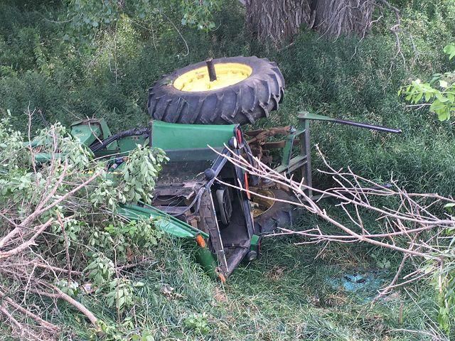Tractor driver airlifted after rollover in northeast Nebraska