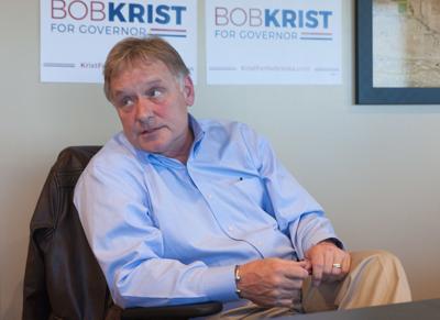 Sen. Bob Krist speaks on run against Gov. Pete Ricketts during visit to ...