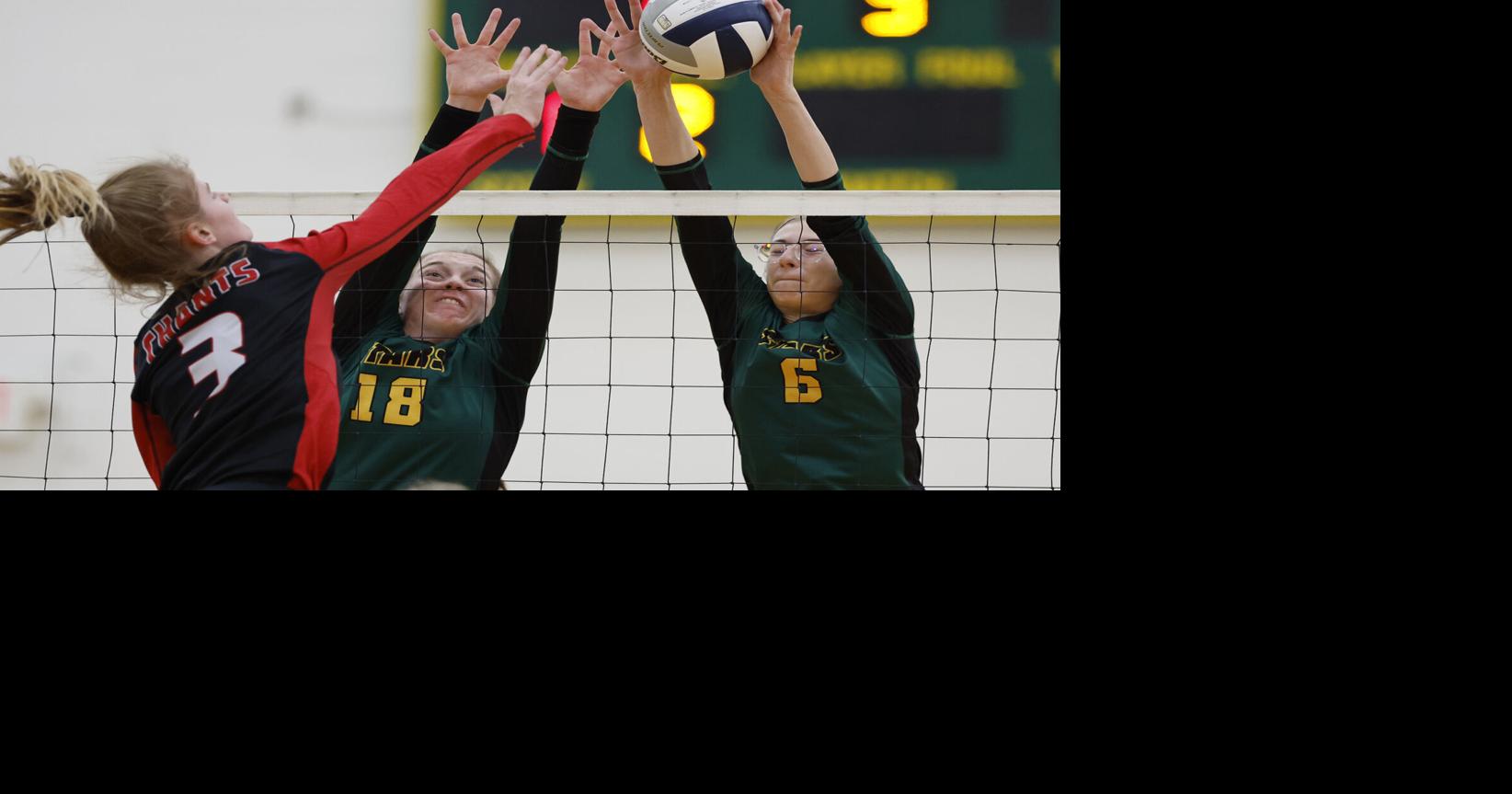 Kearney Catholic volleyball gets past Ord on Senior Honors Night