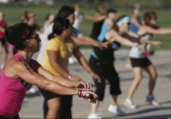 Zumba draws crowd to Kearney YMCA