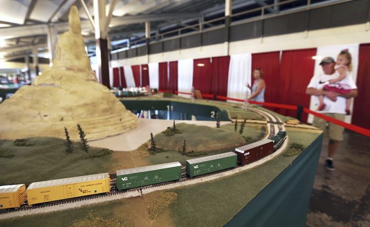 Model railroad displays rumbles to new location at State Fair
