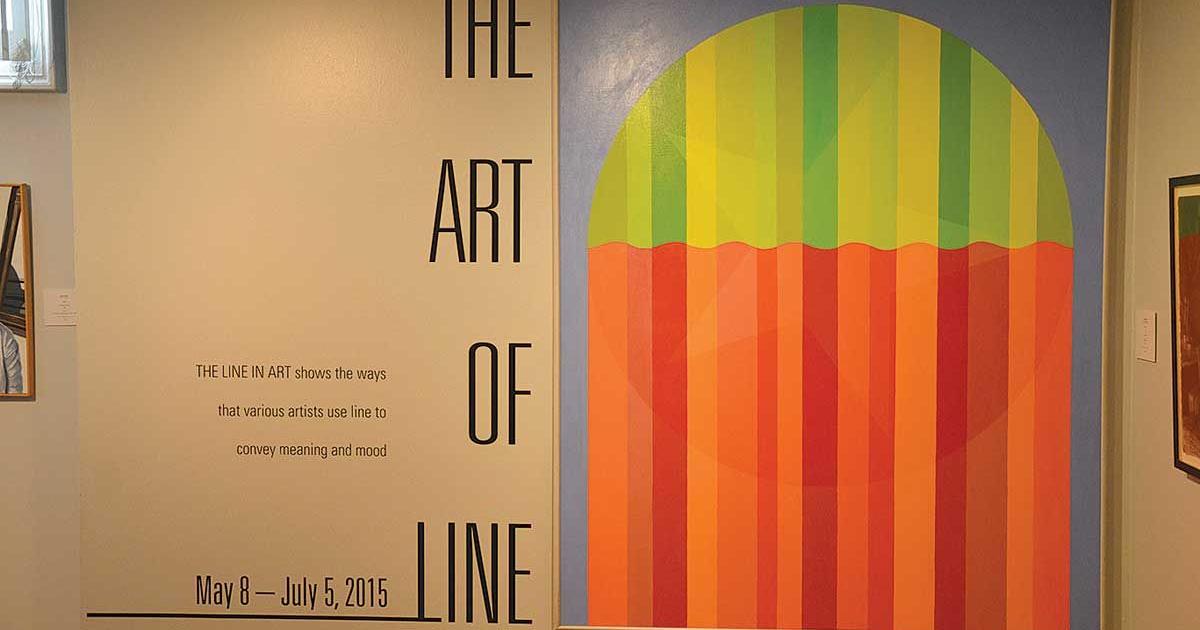 Lining up art takes more work than students imagined