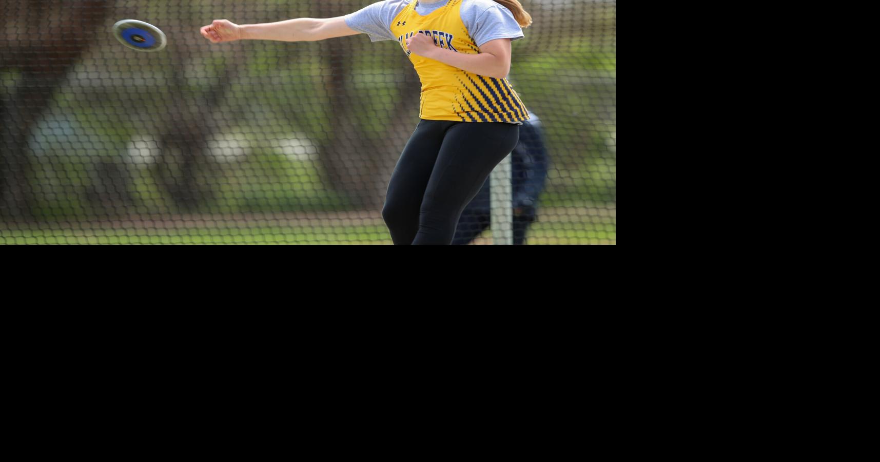 Elm Creek freshman Chelsea Kottich focused on throws success