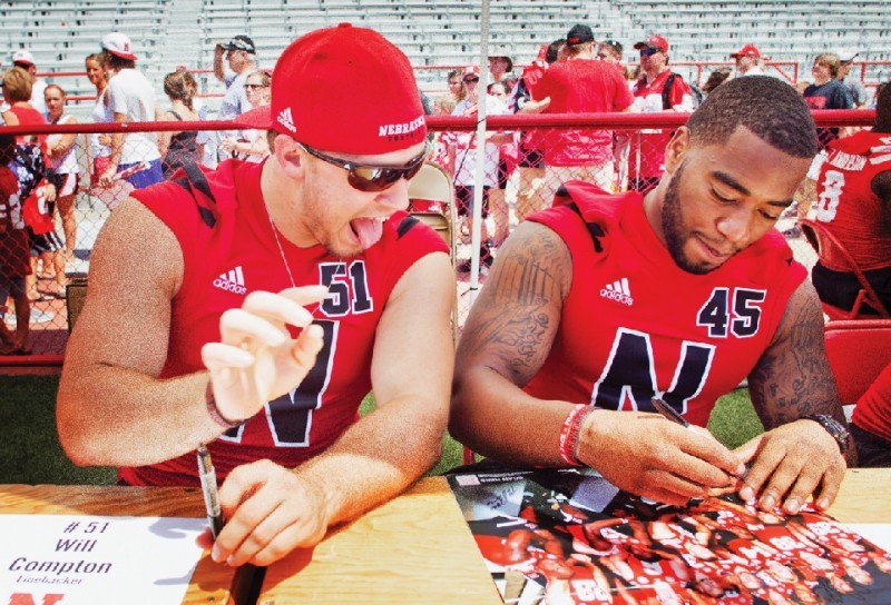 The heat didn’t stop Husker fans from enjoying their day