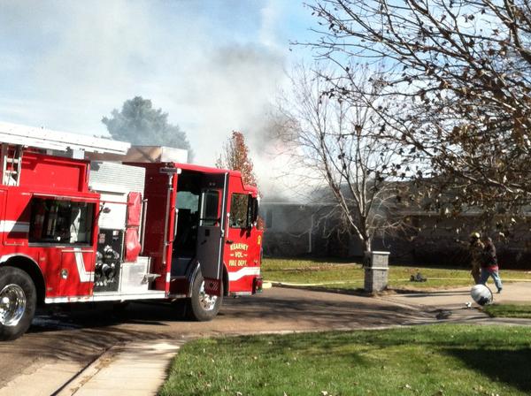Two departments respond to Elm Creek house fire