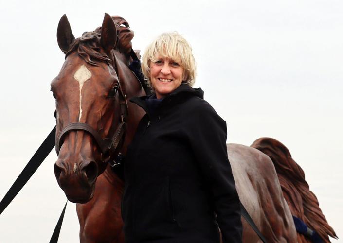 Life-size Secretariat statue passes through Nebraska on trip to new ...
