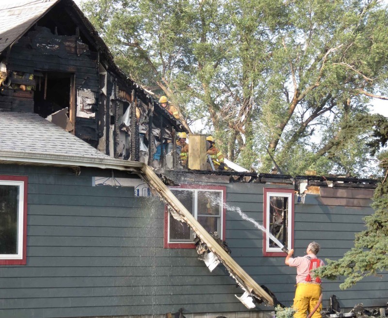 Fire destroys rural home southwest of Elm Creek