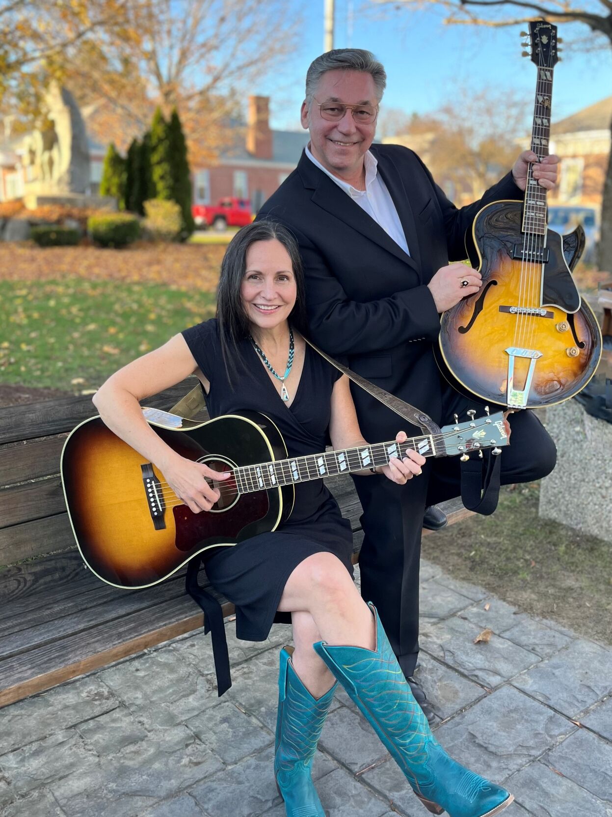 Suzanne McGettigan and Larry Gilbert at Park Theatre in Jaffrey ...