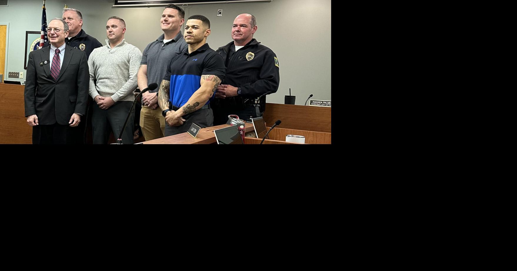 Keene police officers honored for role in arresting murder suspect ...
