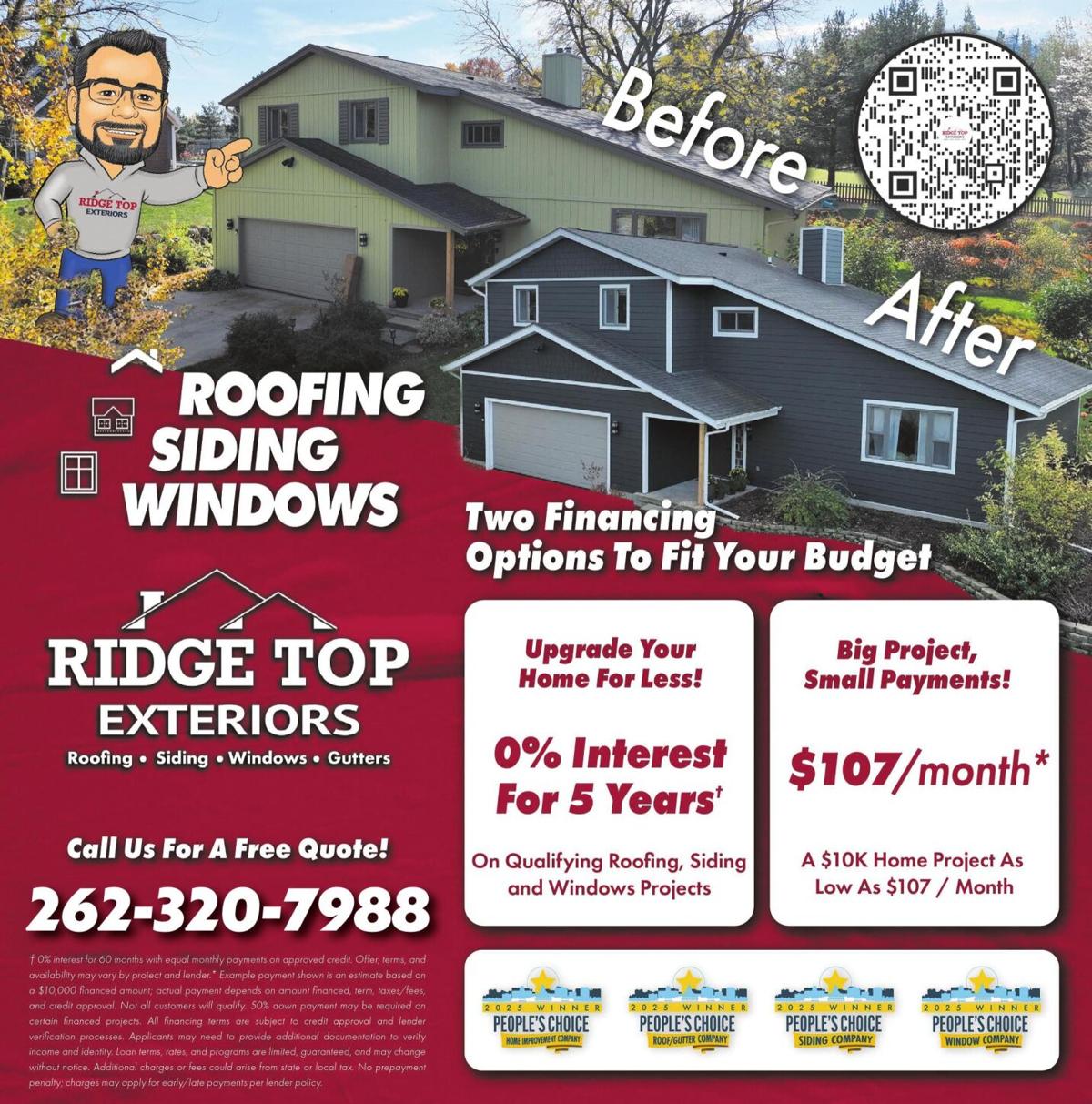 RIDGE TOP EXTERIORS - Ad from 2026-01-11