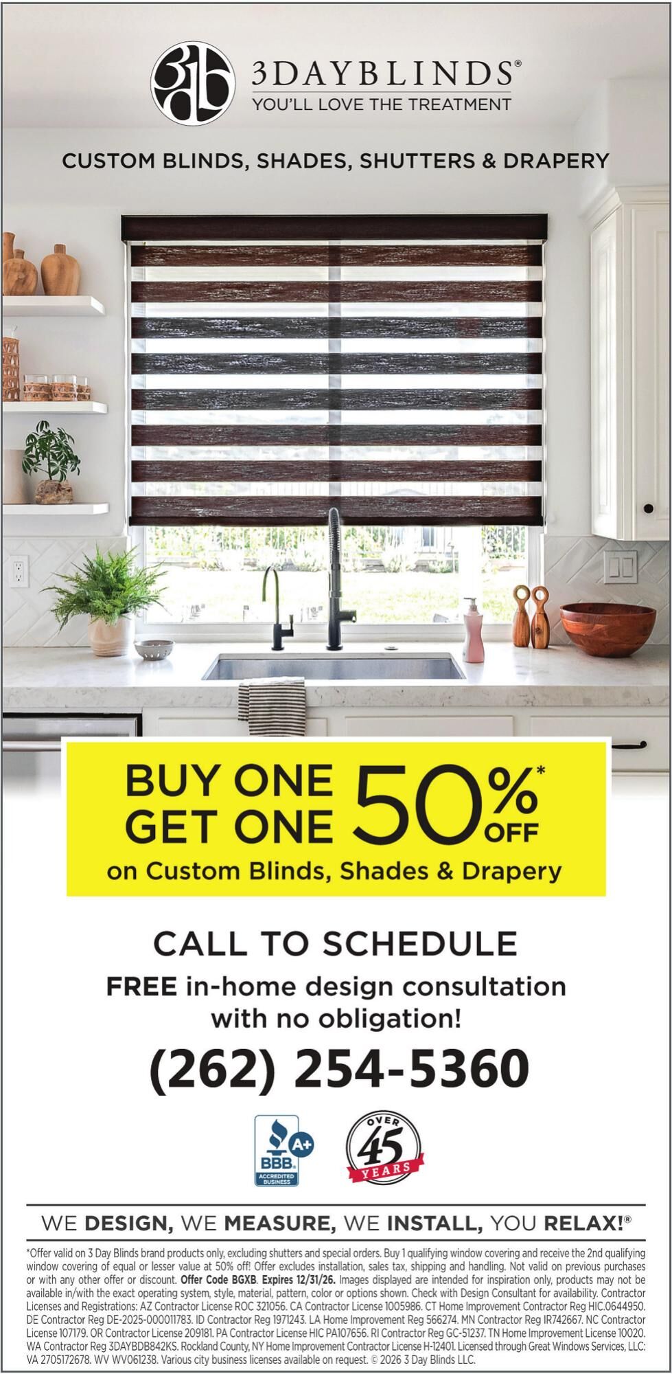 3 Day Blinds - Ad from 2026-02-01