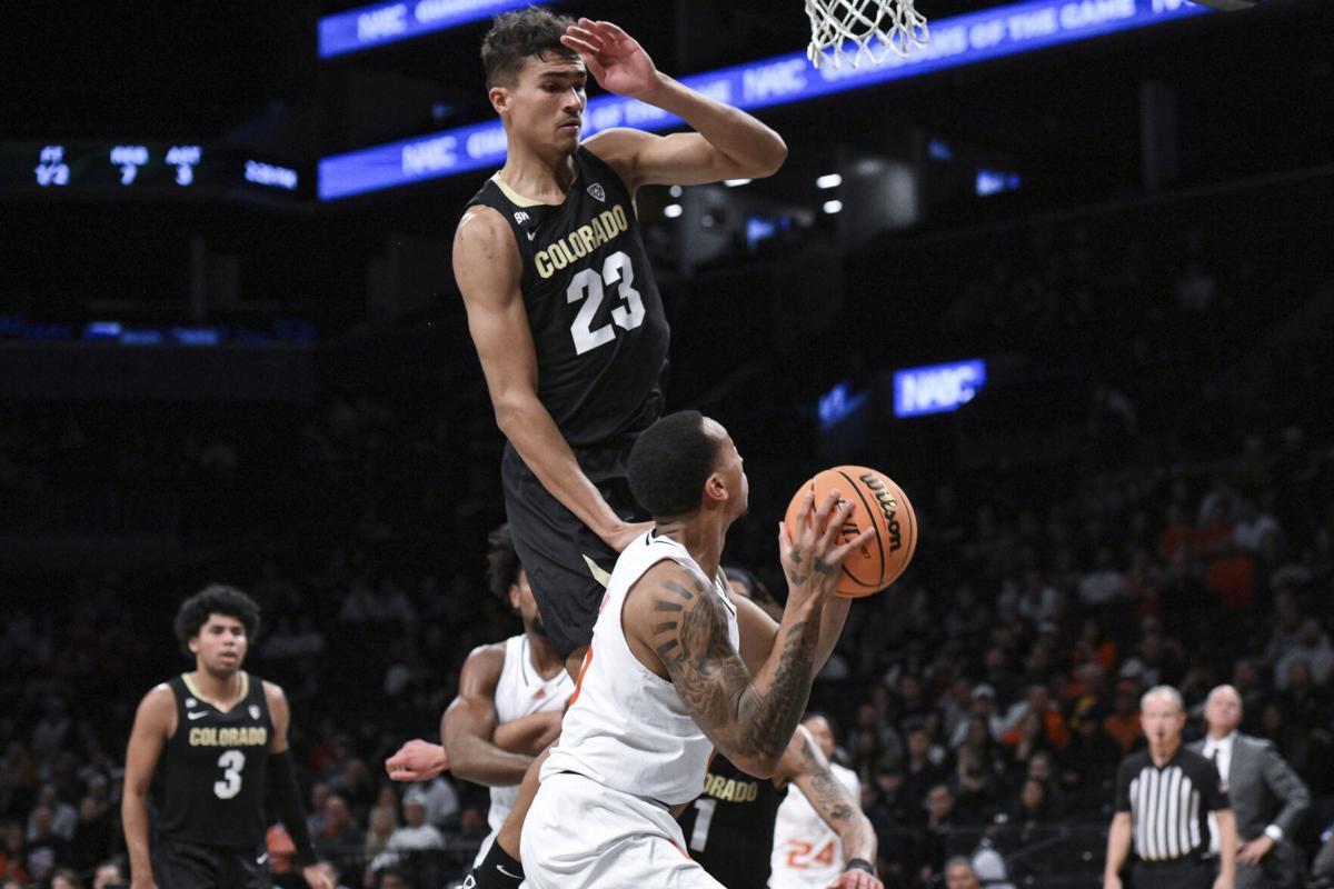 Colorado pulls away to upset No. 15 Miami in Brooklyn