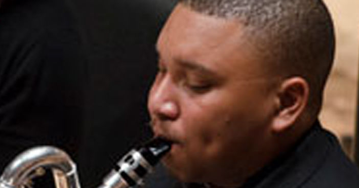 Curtis Crump performing at UW-Parkside