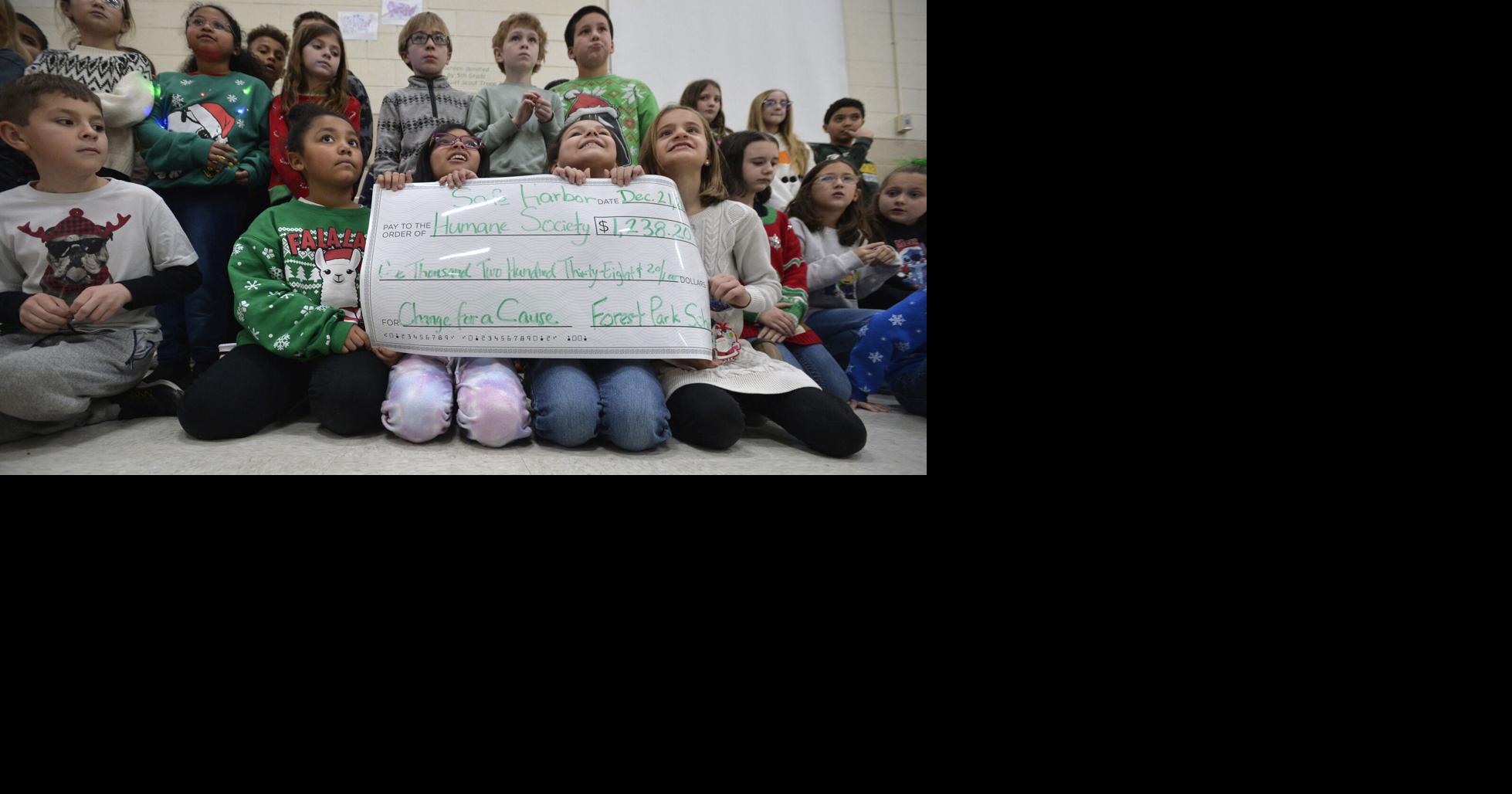 Forest Park Elementary students raise more than $1,200 for Safe Harbor ...