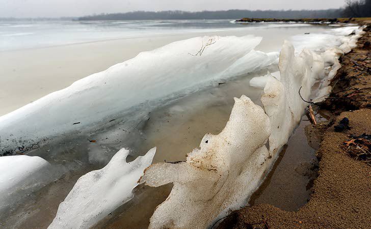 Thin ice a dangerous situation