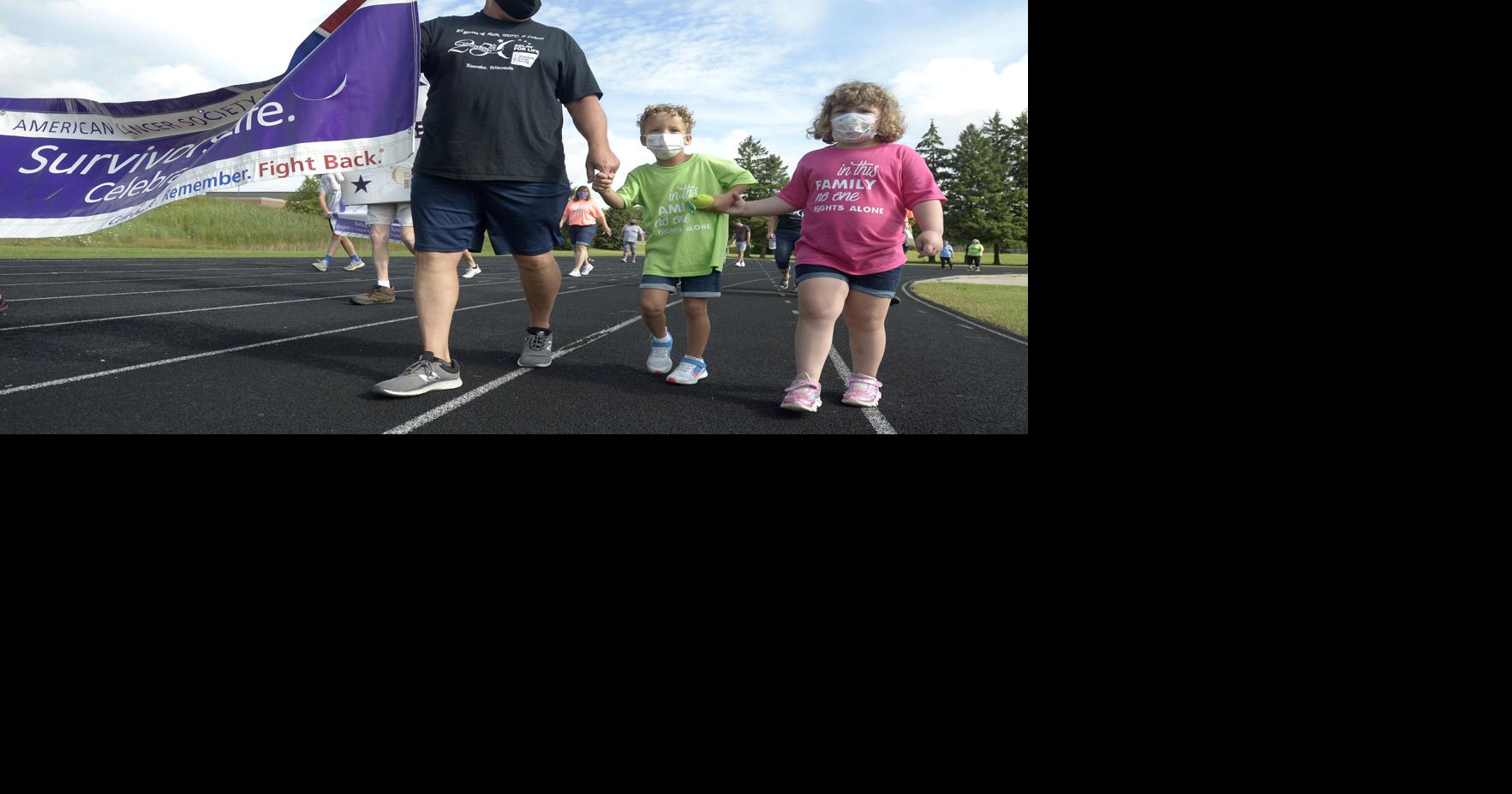 IN PHOTOS: A special Relay for Life walk around the track in 2020