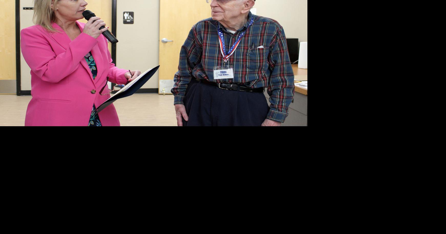 Thomas Van Dahm, WWII veteran, honored on his 99th birthday by Kenosha ...