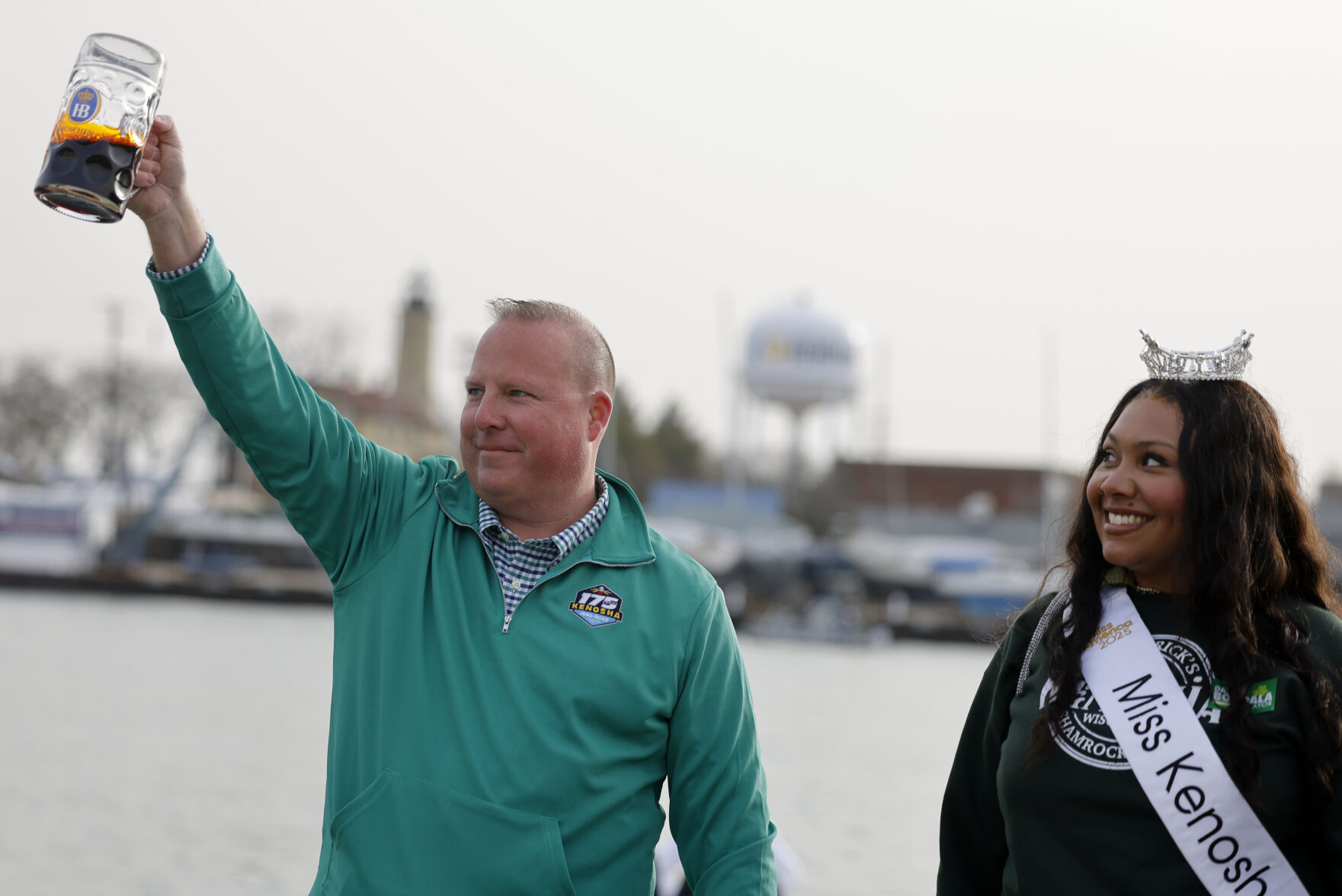 Kenosha christens harbor green for new St. Pat's celebration