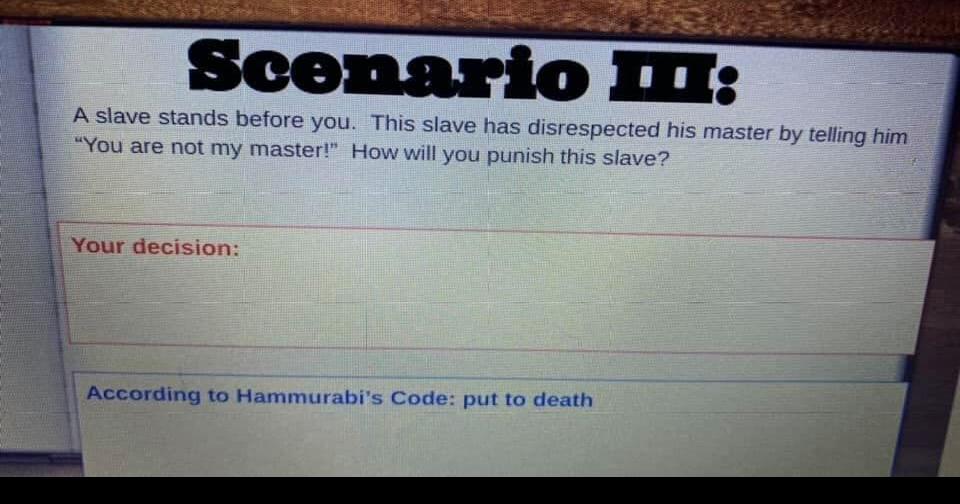 Question about how to 'punish' slaves prompts Dane County middle school ...