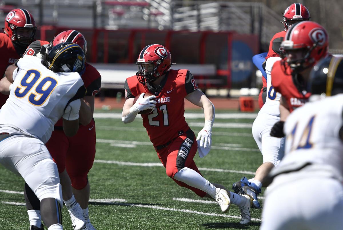 Carthage football team blanks North Park in first spring game