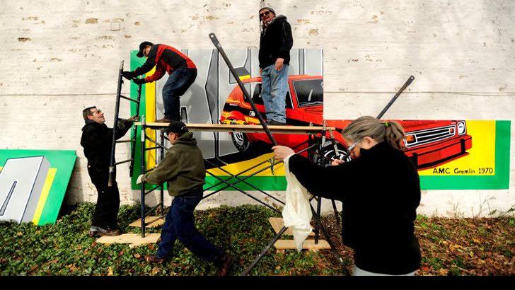 New downtown mural features icon of Kenosha’s past | News | kenoshanews.com