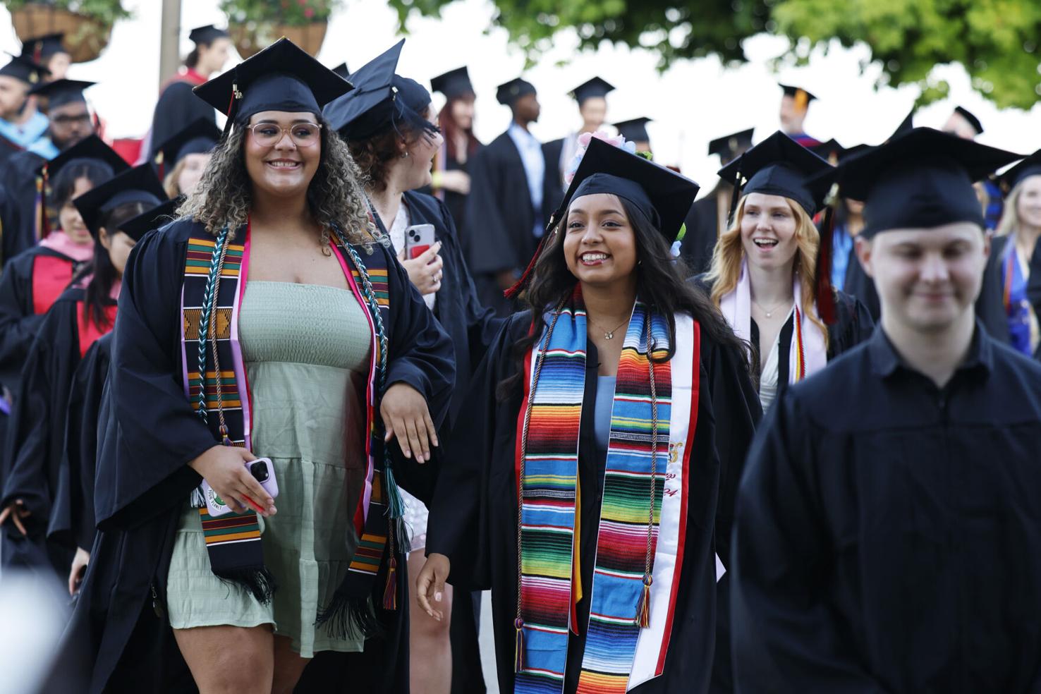 Hundreds graduate Carthage College in Kenosha Friday night