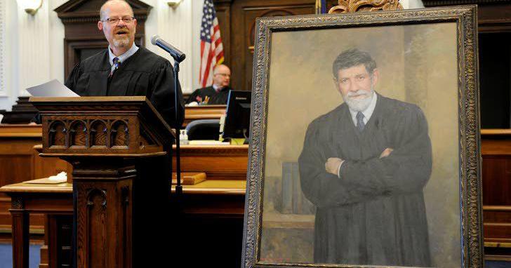 Special portrait honors long-time county judge Michael Wilk