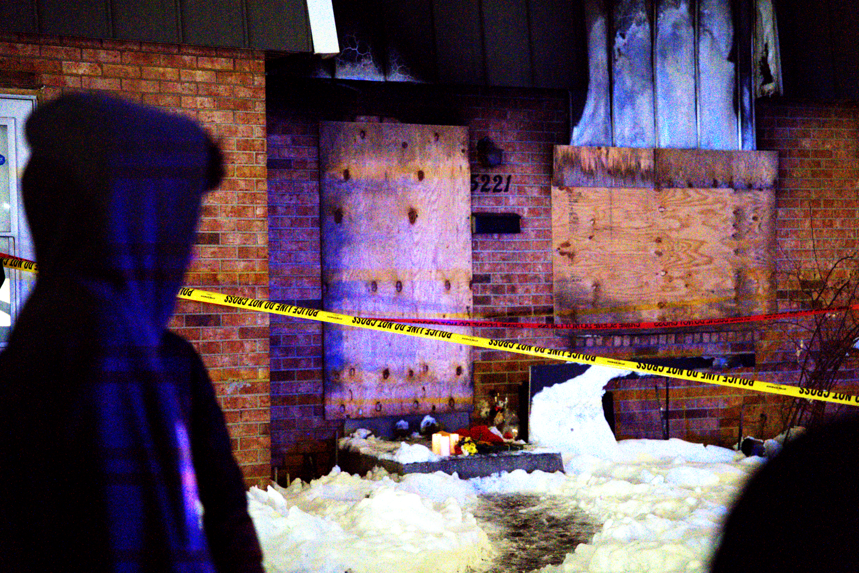 Vigil held for three Kenosha children who died in fire