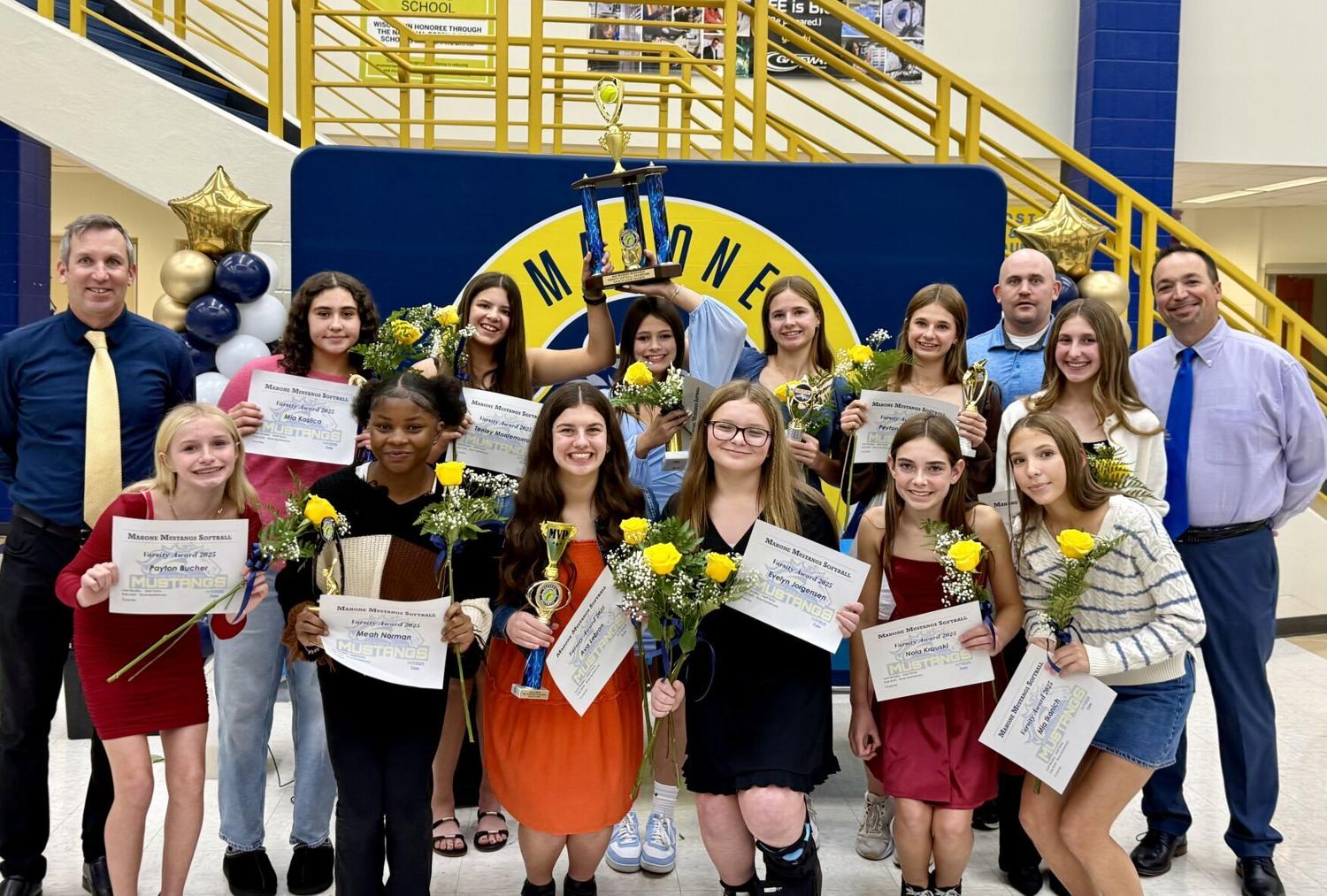 Mahone honors championship winning softball program