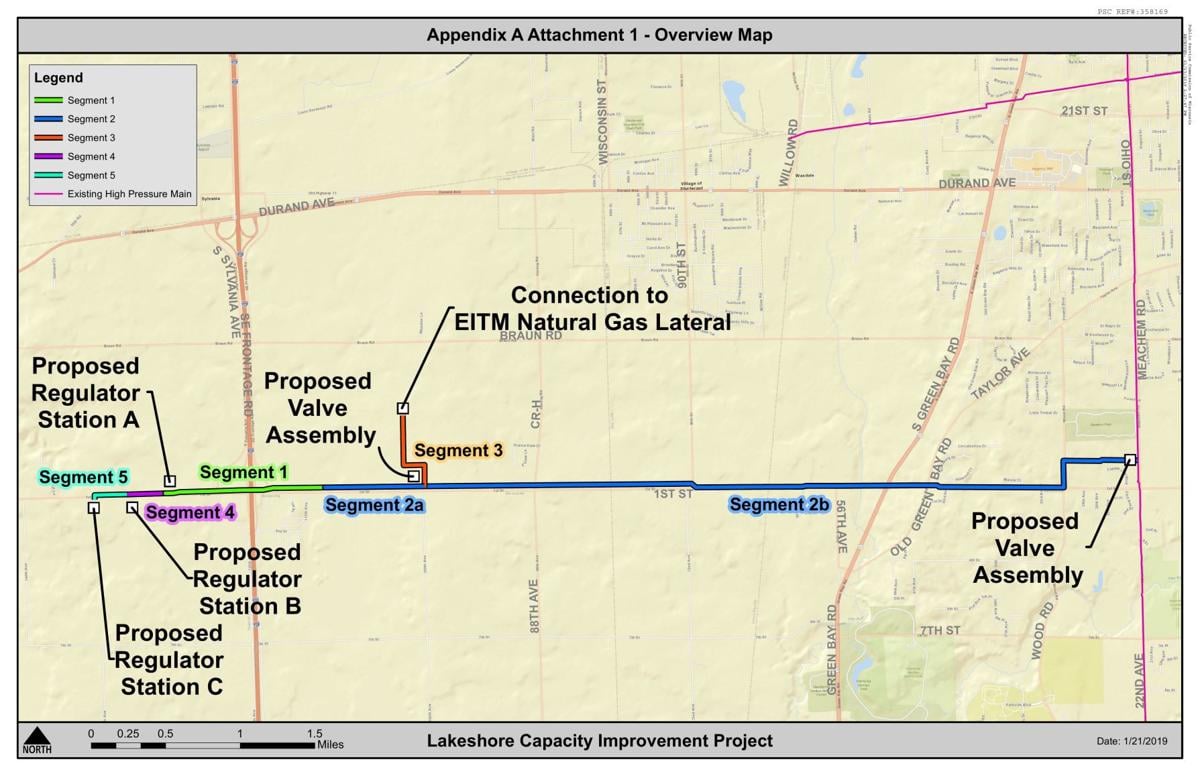 We Energies Natural Gas Line Map | | kenoshanews.com