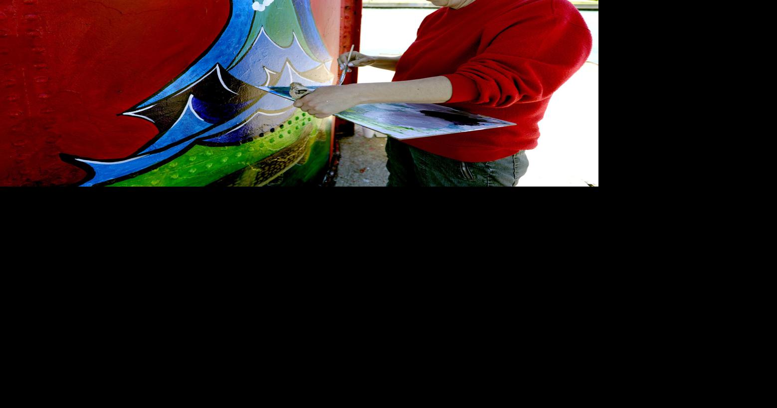 Artist Dale Mellor planning lighthouse daisy installation