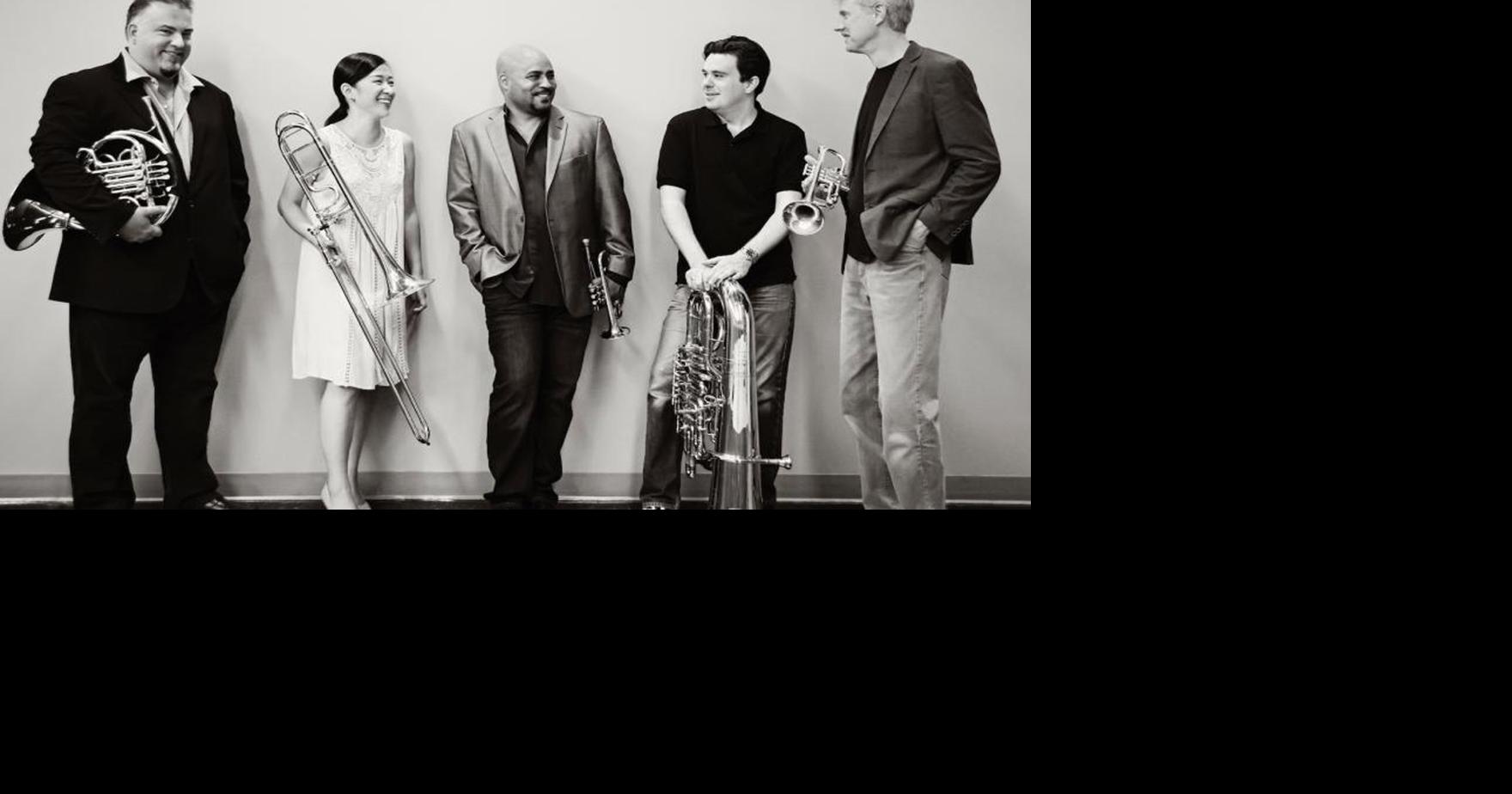 Rodney Marsalis Philadelphia Big Brass group performing at Carthage