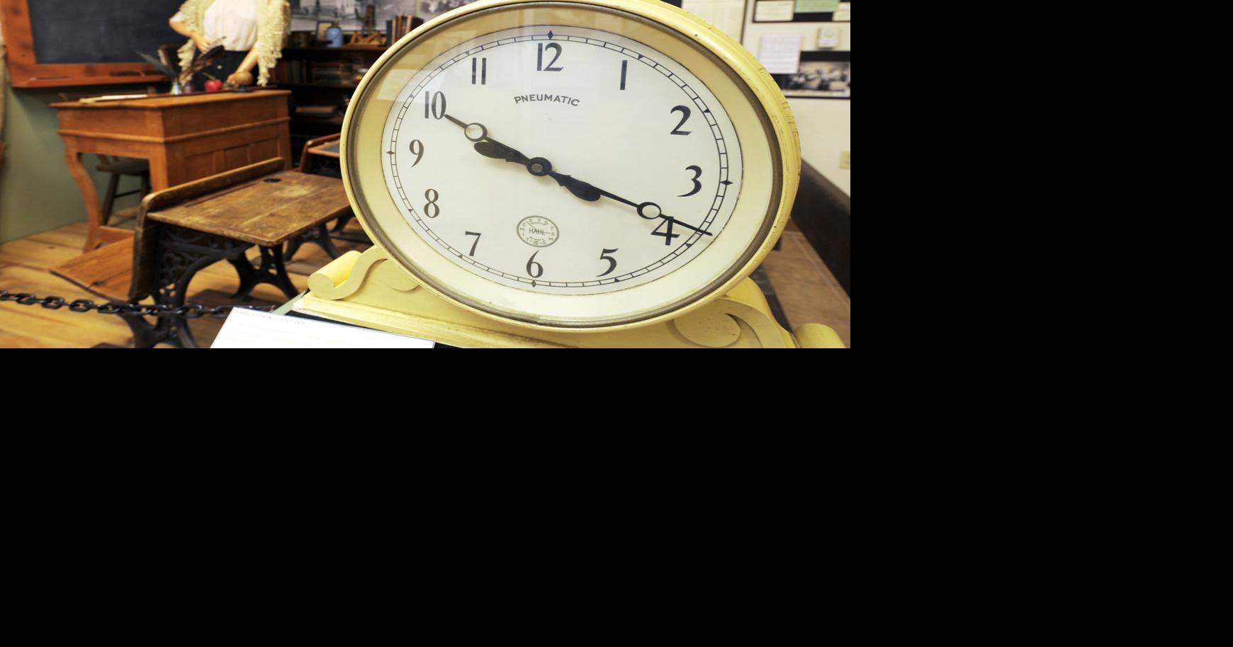 September Artifact of the Month: Hahl Pneumatic School Clock