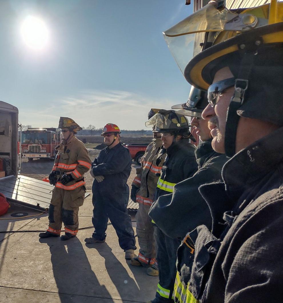 Ceremony marks Salem Lakes Fire Chief Mike Slover's last day as he retires