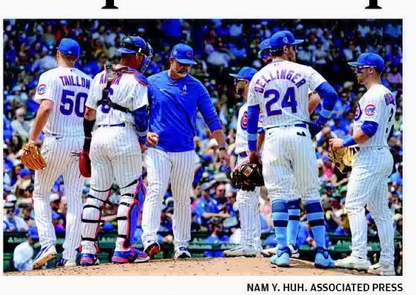 Rolling Cubs hit a speed bump