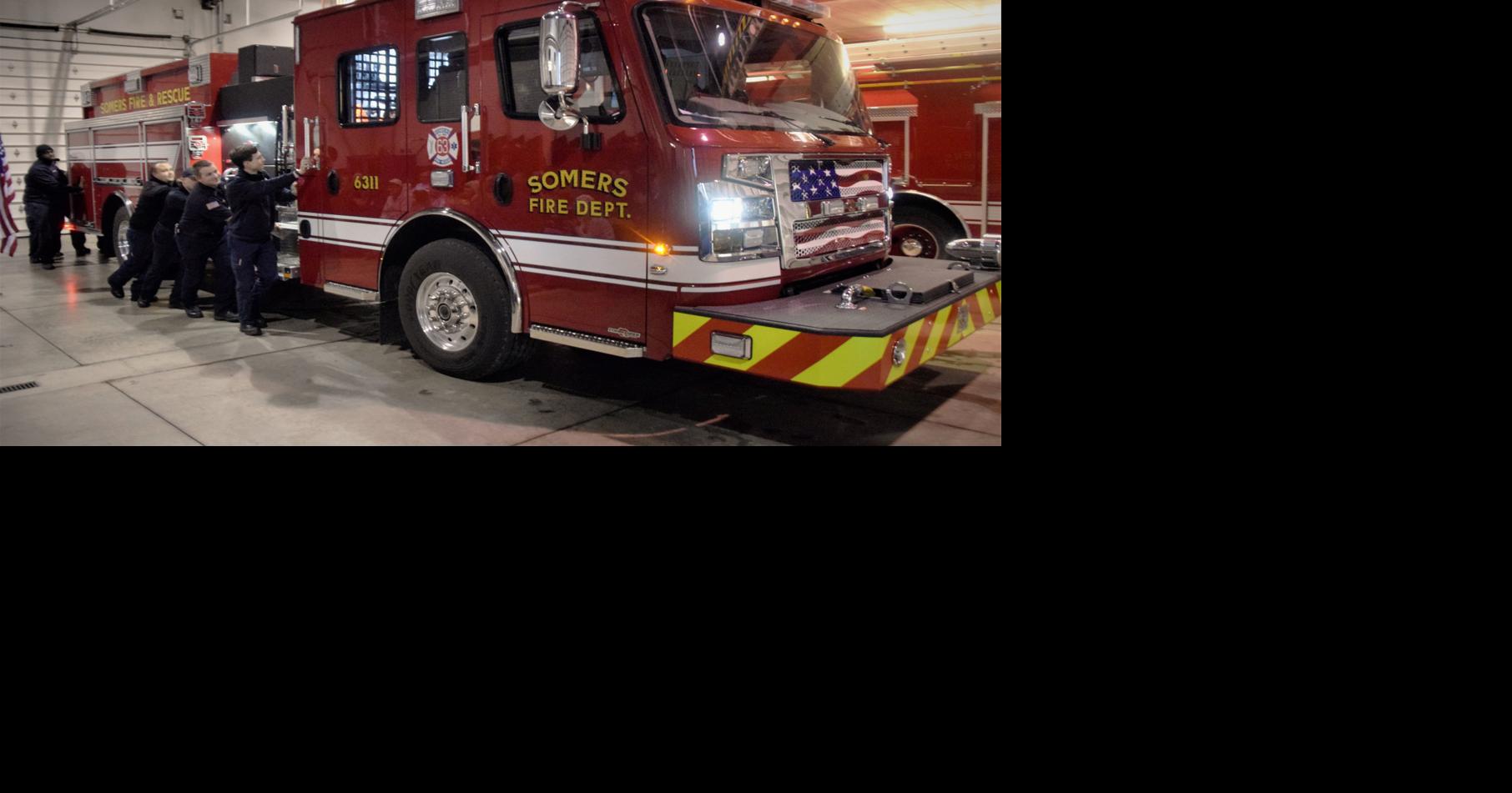 Somers unveils new fire engine