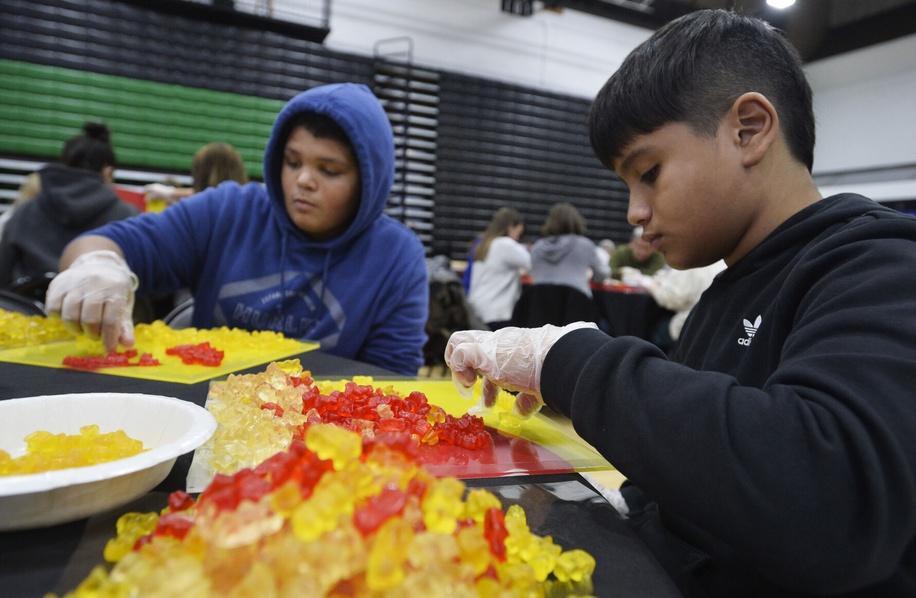 Haribo, UW-P team up for record-setting gummi bear mosaic