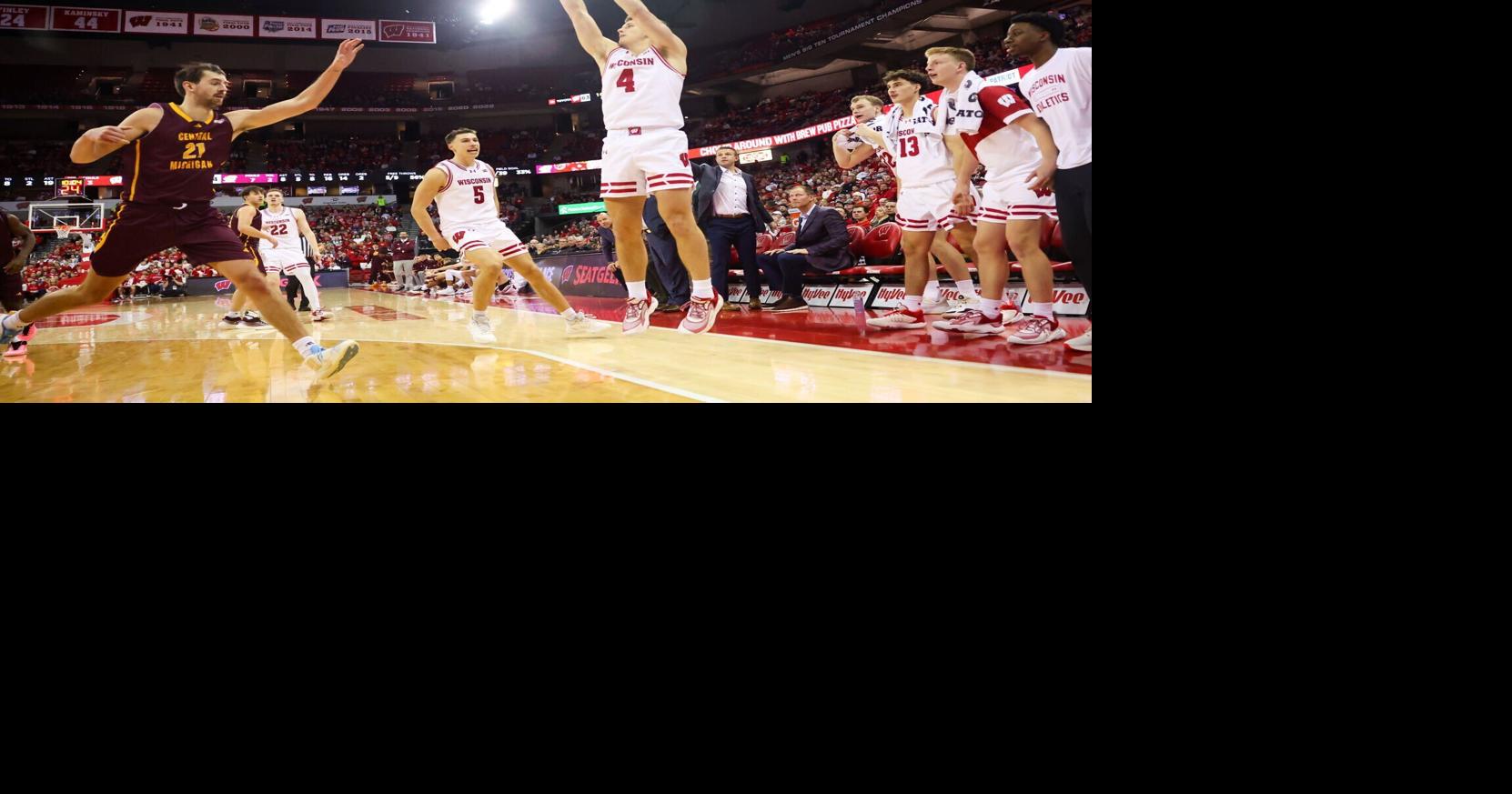 Wisconsin men's basketball beats Central Michigan