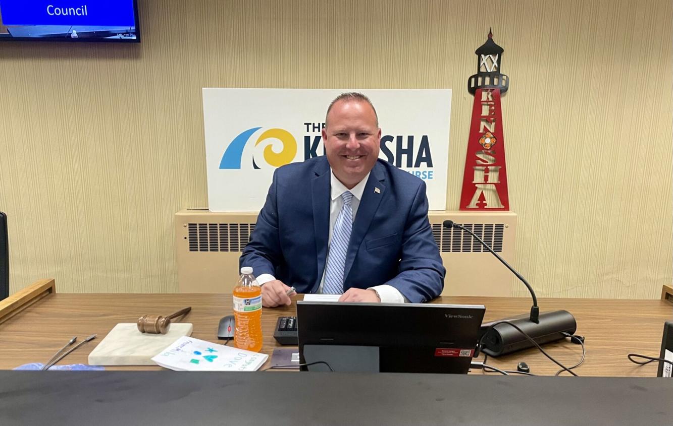 David Bogdala sworn in as Kenosha's 51st mayor before crowd
