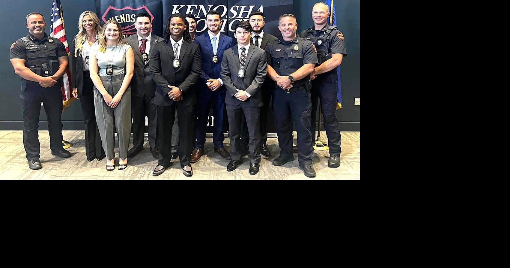 Kenosha Police Department swears in eight new officers