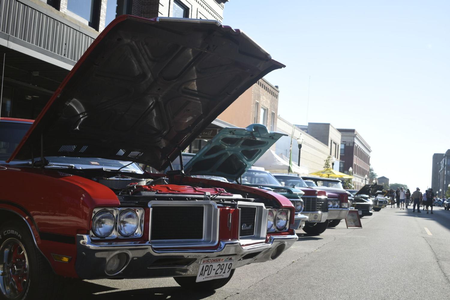 Downtown car show draws thousands of people and cars