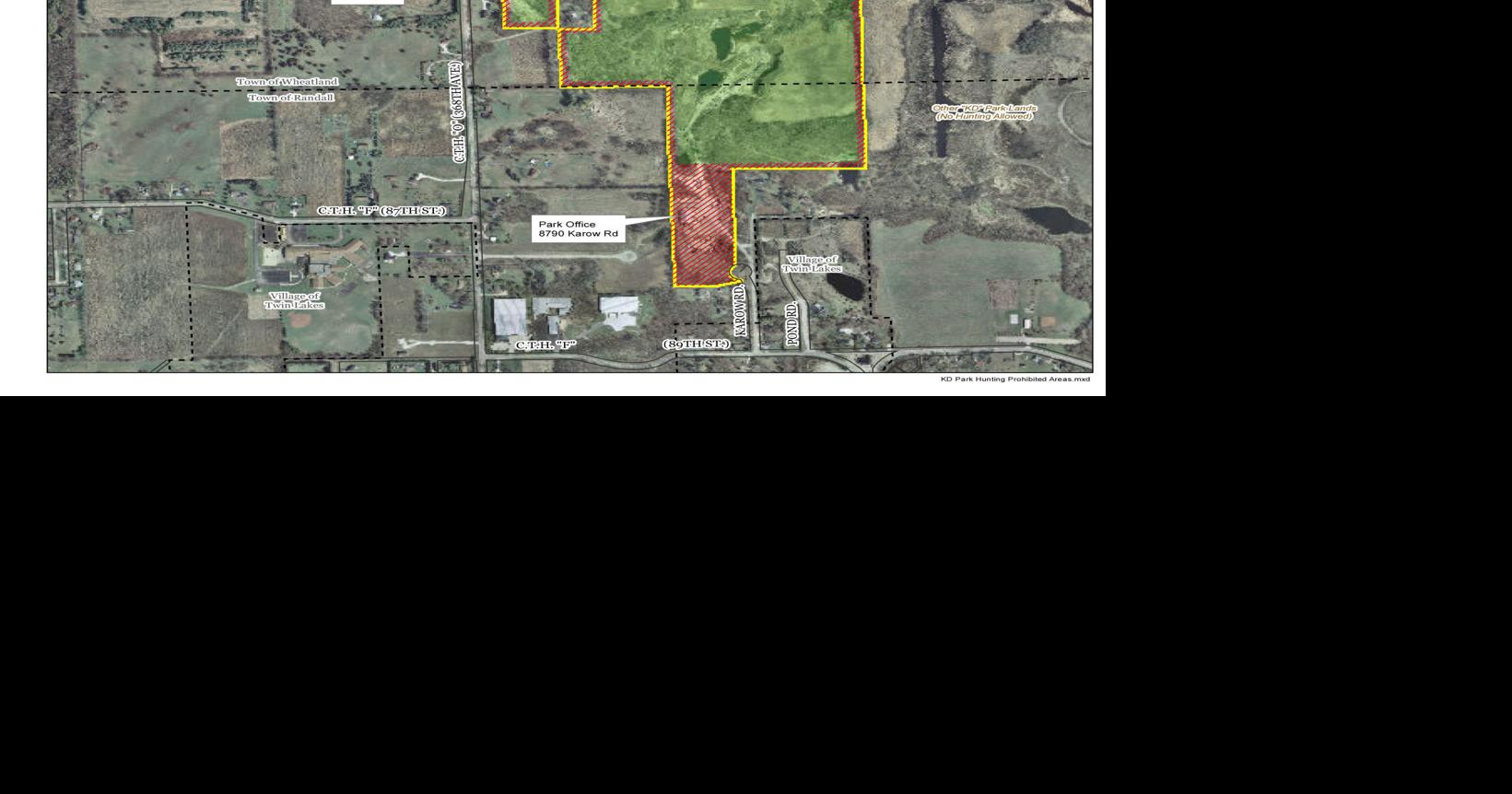 Hunting allowed in part of KD Park news to local town officials