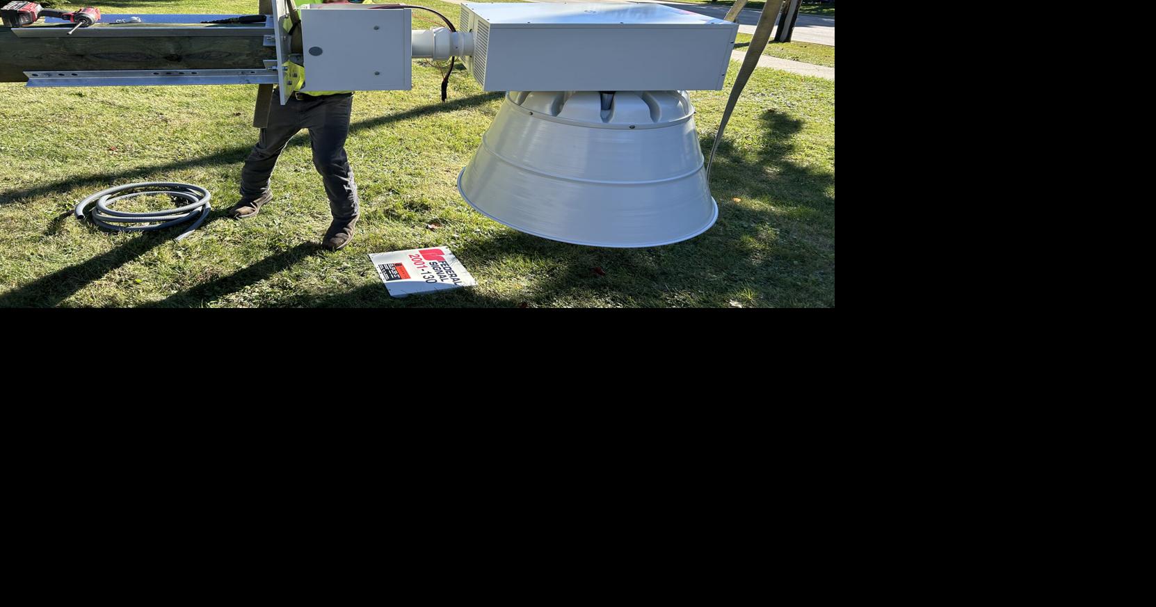 Kenosha County installs new outdoor warning siren near park