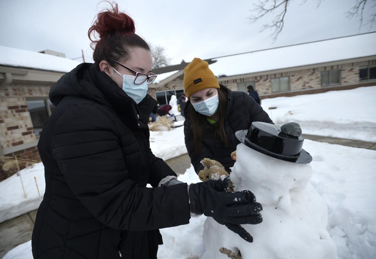 Let it snow, man! Brookside Care Center hosts snowman contest