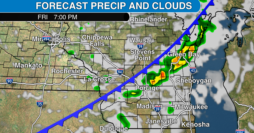 Forecast: Severe weather possible in Wisconsin Friday